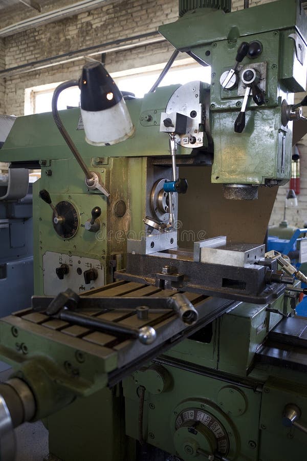 Old Industrial Machine on Factory Stock Photo - Image of occupation ...