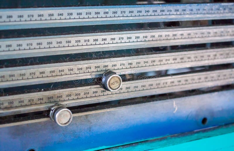 Old Industrial Machine Setting Stock Image - Image of switch, changing ...