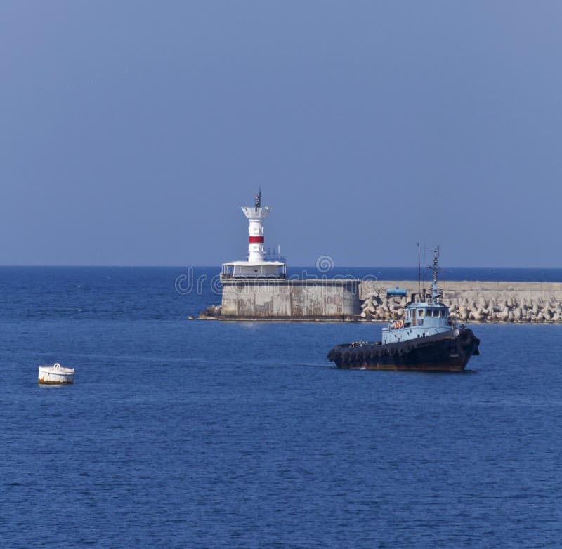 Old industrial pilot ship stock image. Image of industry - 26851609