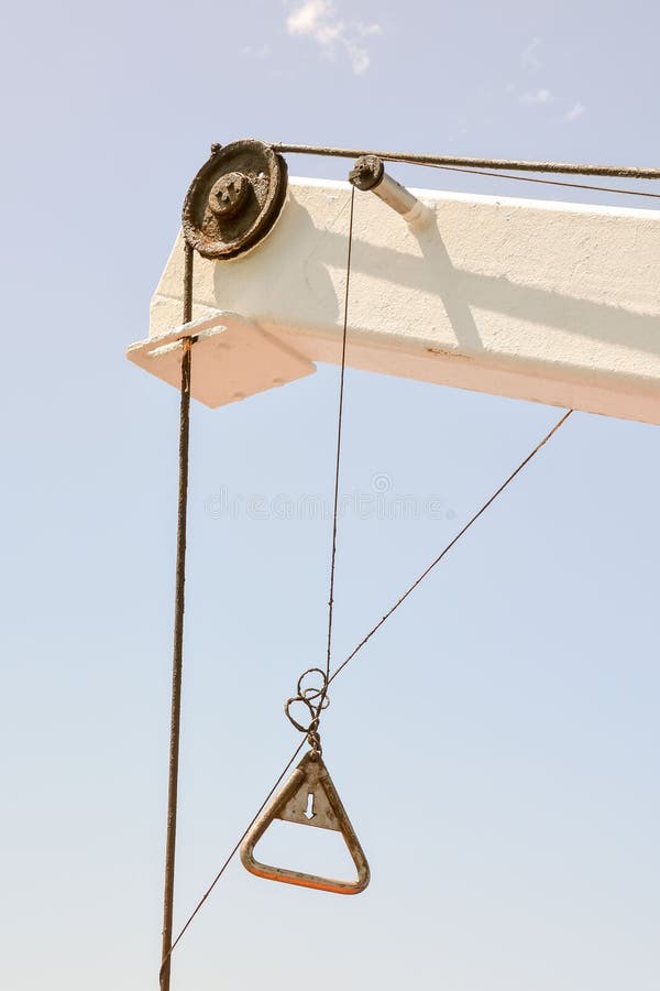 Old Industrial Puley stock photo. Image of rigging, vintage - 117351830