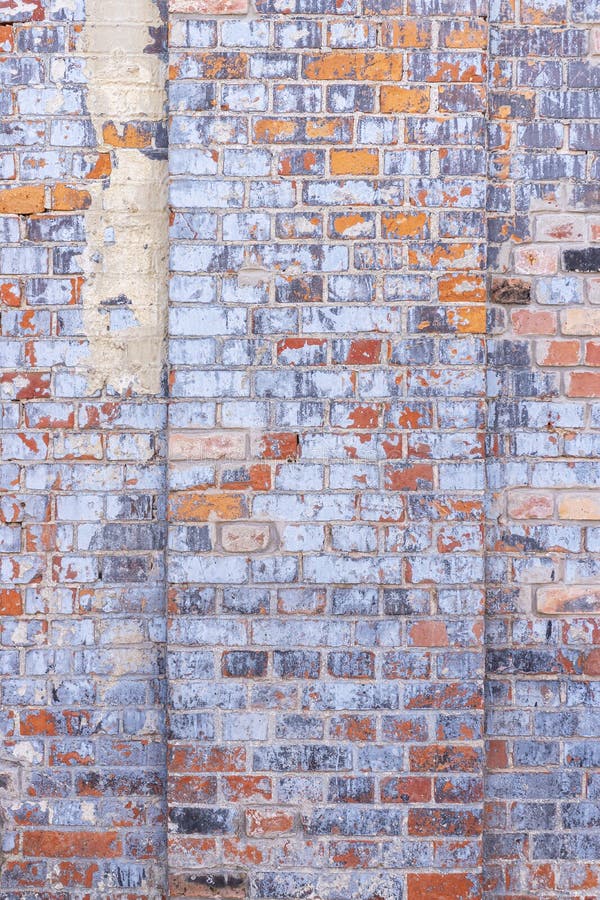 Old, Industrial, Rusted Brick Wall - Detail Stock Image - Image of ...