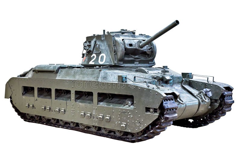 Old infantry tank isolated editorial image. Image of military - 137228305