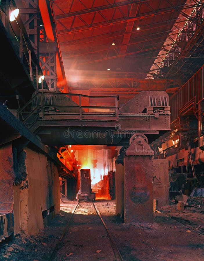 Old ingot casting system. stock photo. Image of manufacturing - 64241772