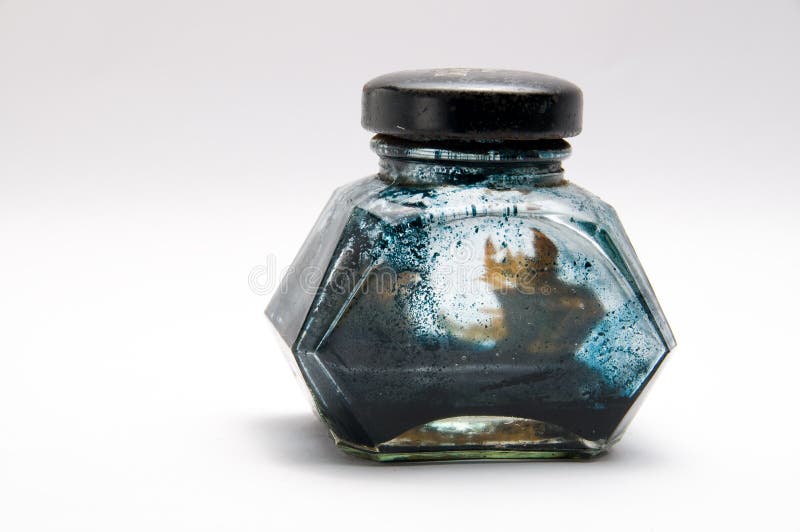 Old ink pen stock image. Image of copy, handle, isolated - 15069003