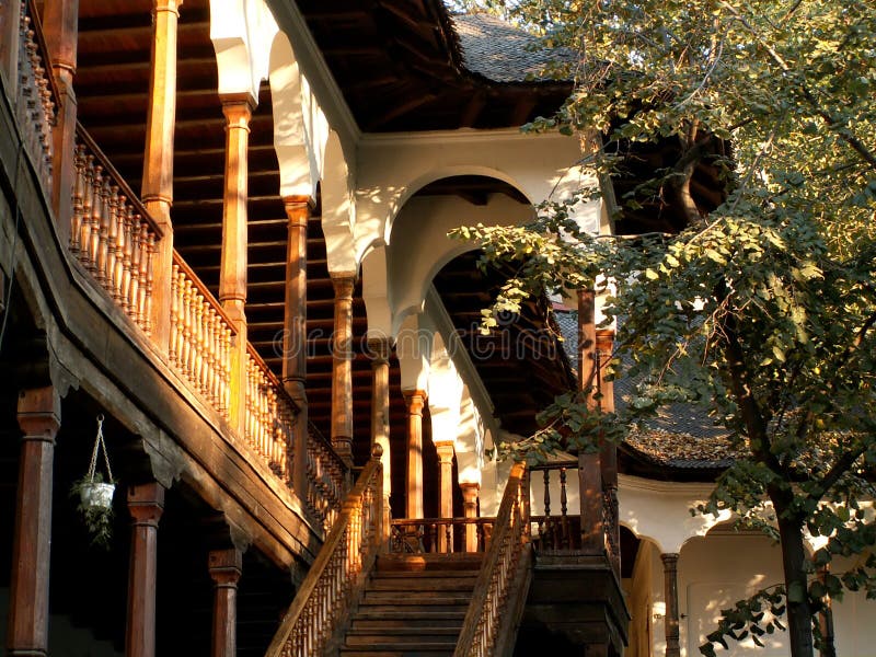 Old inn stock photo. Image of accommodation, trees, wooden - 146178