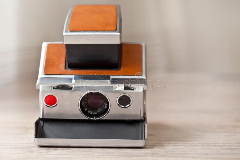 Old instant camera stock image. Image of design, capture - 21225001