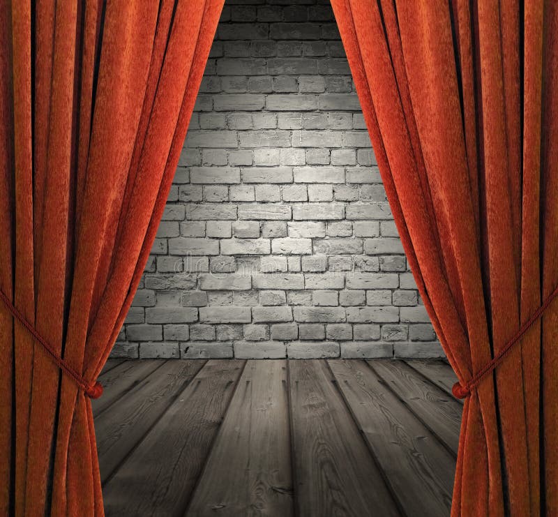 Old interior with curtains stock photo. Image of panel - 237360264