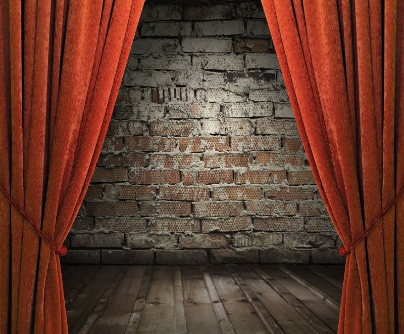 Old interior with curtains stock image. Image of apartment - 254734061