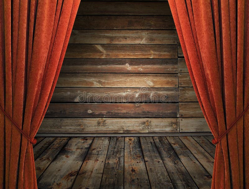 Old interior with curtains stock image. Image of aged - 219259399