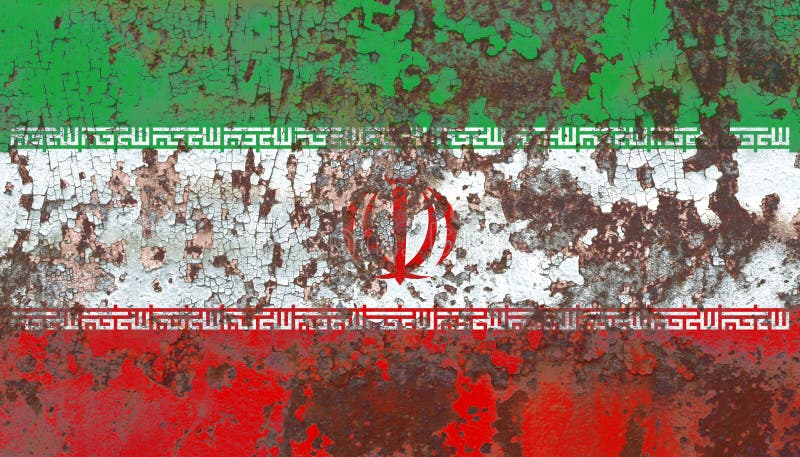 Old Iran Grunge Background Flag Stock Image - Image of fabric, damaged ...