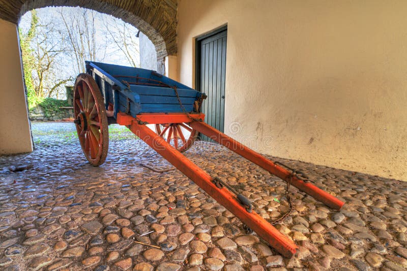 Old Irish cottage cart stock image. Image of rural, historic - 24315831