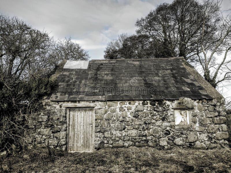 Old irish cottage stock photo. Image of cottage, countryside - 108404032