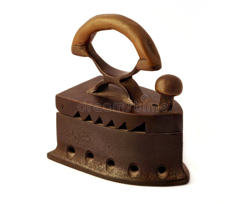 Old iron stock photo. Image of isolated, antiquities, household - 3726390