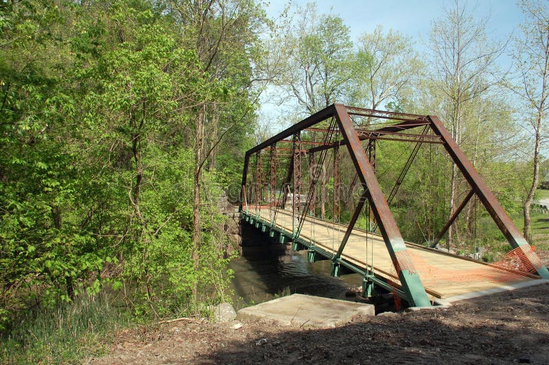Dunns bridge Indiana stock image. Image of scenery, outdoor - 9487287