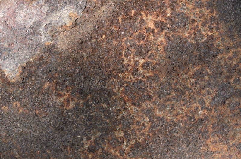 Old Iron is Covered with a Thick Layer of Rust Stock Photo - Image of ...