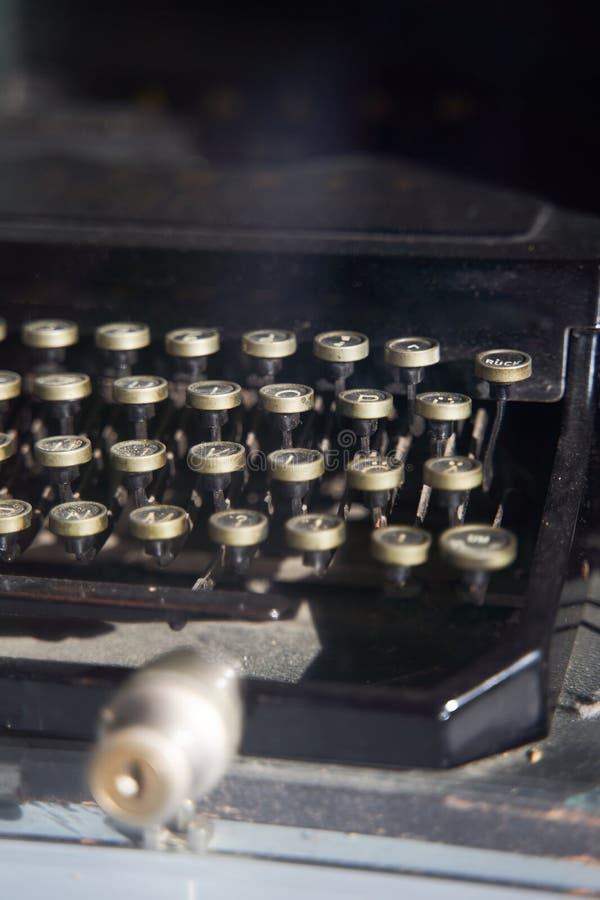 Old Iron German Typewriter in a Museum Editorial Photography - Image of ...