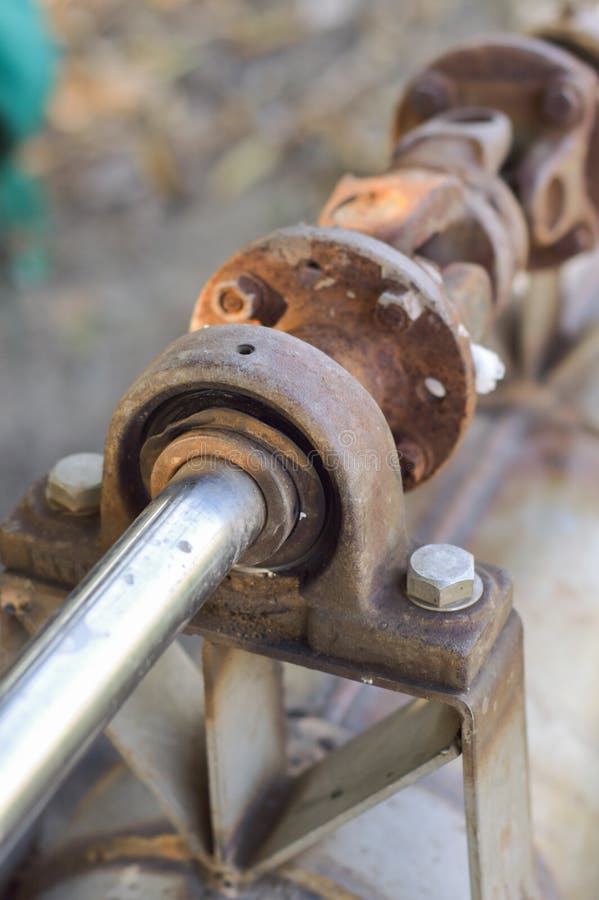 Old Iron Joints in Industry Site Stock Image - Image of engine, rust ...