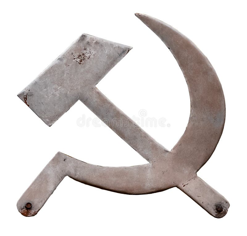 Old Iron Mark of the Soviet Union Stock Photo - Image of mark, hammer ...