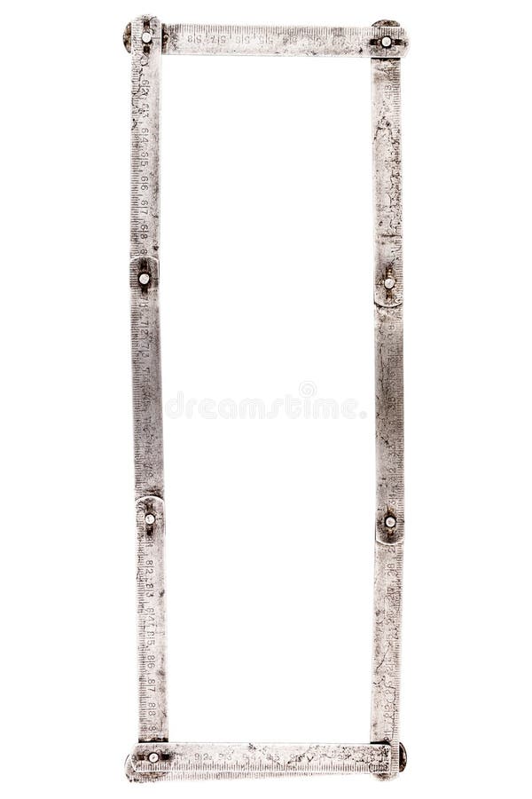 Ruler with letter template stock photo. Image of design - 161636486