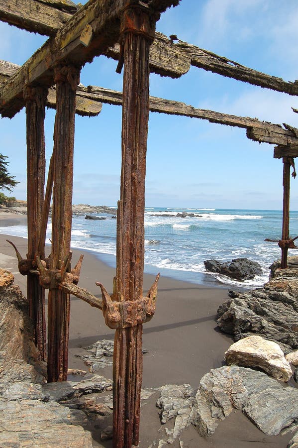 Old iron pier stock photo. Image of pier, ocean, placid - 26419212
