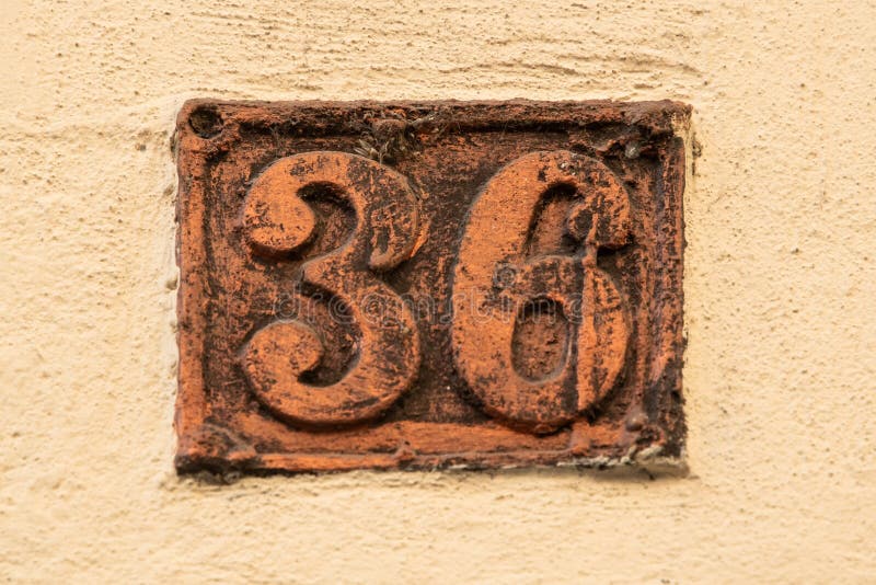 Old Iron Plate Number 36 Stock Photos - Free & Royalty-Free Stock ...