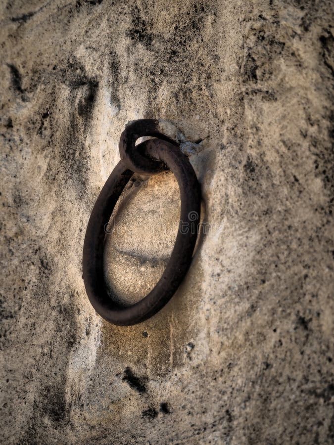 Old iron ring stock photo. Image of iron, mountains - 158275872