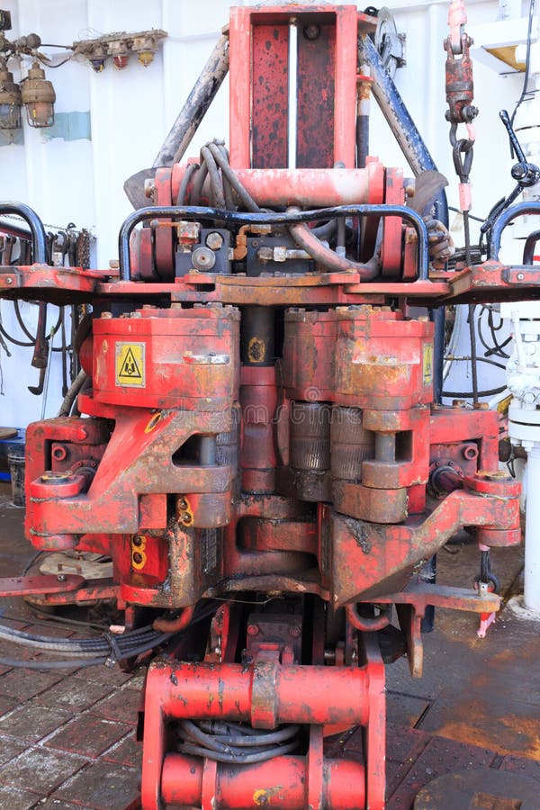 Old Iron Roughneck - Equipment On Drilling Rig Stock Image - Image of ...