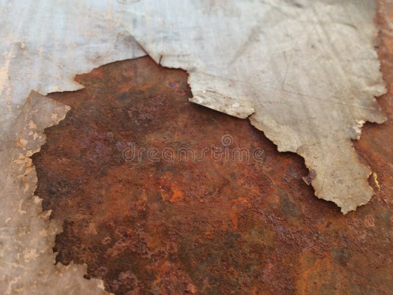 Old iron with rust stock image. Image of rusting, roof - 112208775