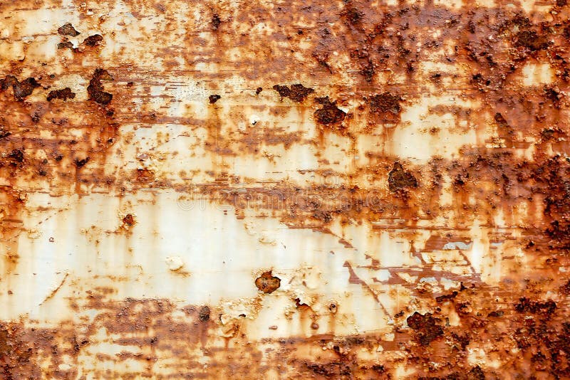 The Old Iron is Rusty and the Color is Peeling Off. Stock Image - Image ...