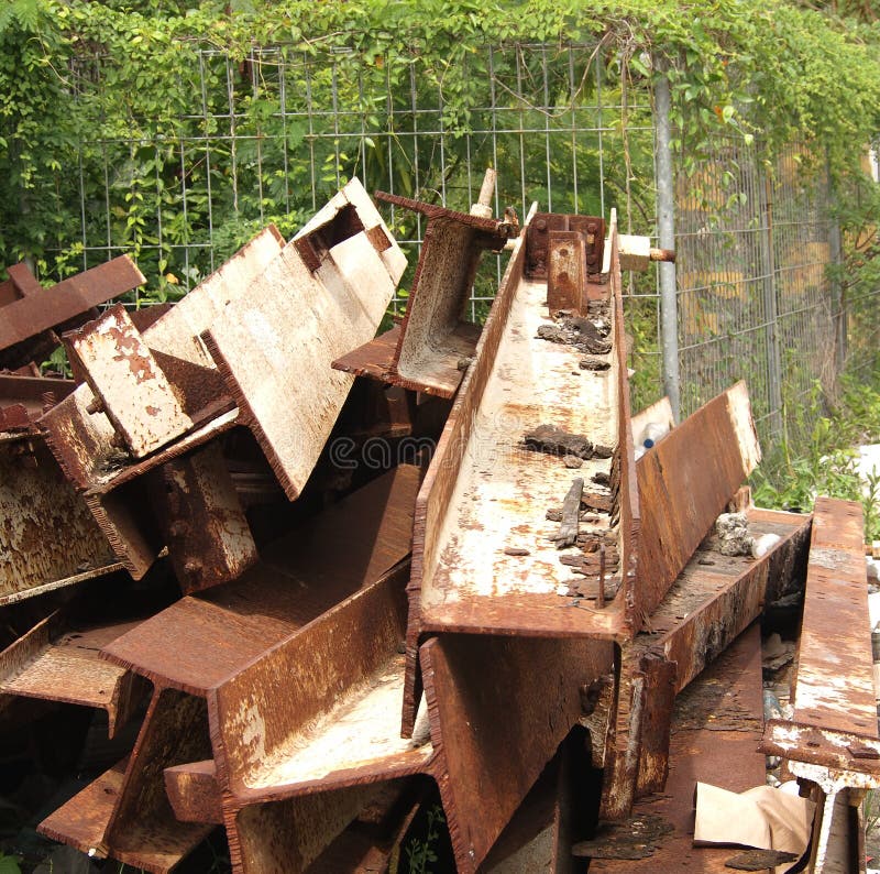 Old Iron and Rusty and Not Maintained Stock Photo - Image of rusty ...