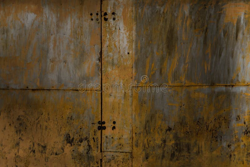 Old Iron Sheets with Colored Paint and Rust Stock Photo - Image of ...