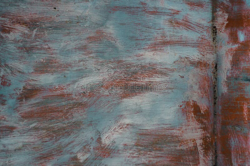 Old Iron Sheets with Colored Paint and Rust Stock Photo - Image of rust ...