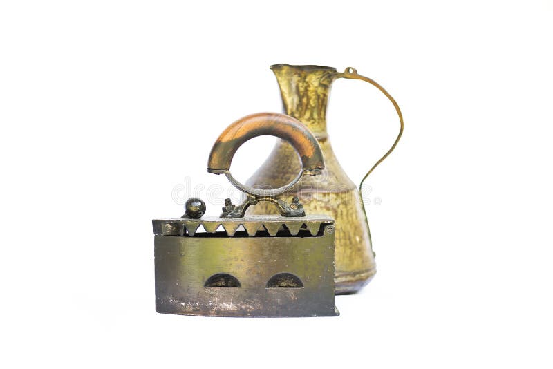 Old Iron and Water Pot Still Nature Stock Image - Image of steel, still ...