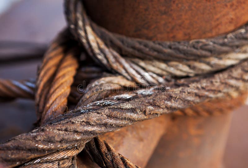 Old iron wire close up stock photo. Image of round, metals - 58841316