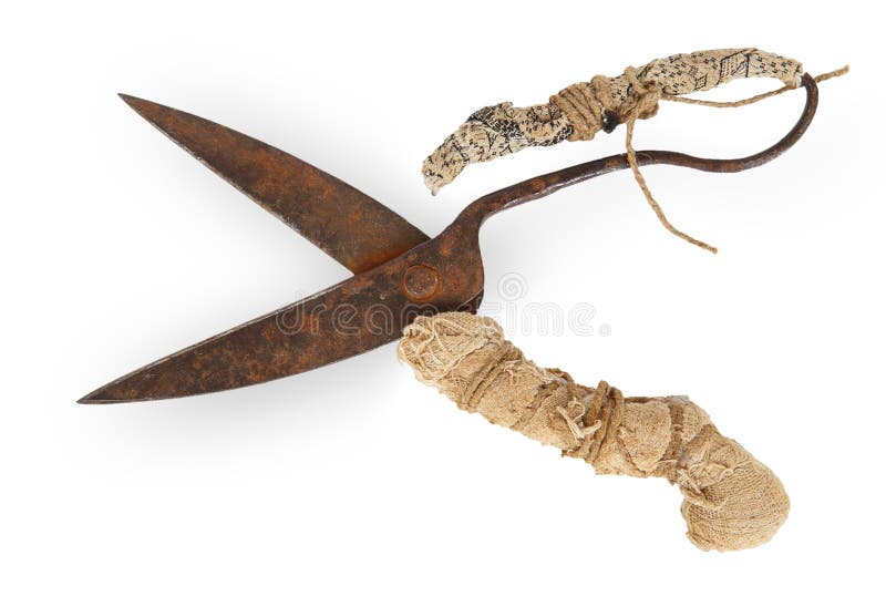 Old iron workers scissors stock image. Image of retro - 51735911