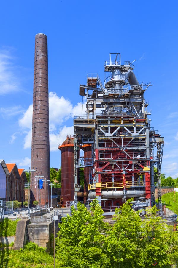 Old iron works monuments stock image. Image of large - 31845021