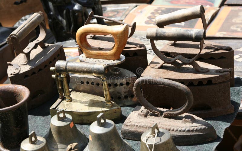Old irons stock image. Image of household, cloth, coal - 2663197