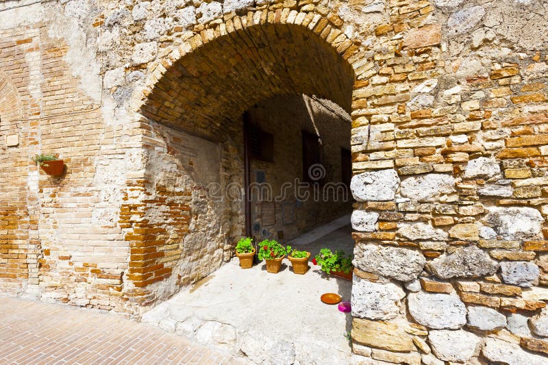 Old Italian Arch stock image. Image of heritage, ancient - 83485051