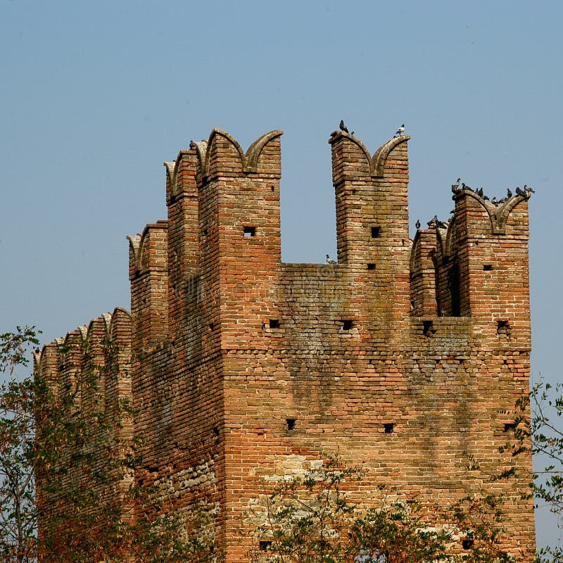 Old Italian castle stock image. Image of mystical, building - 125079