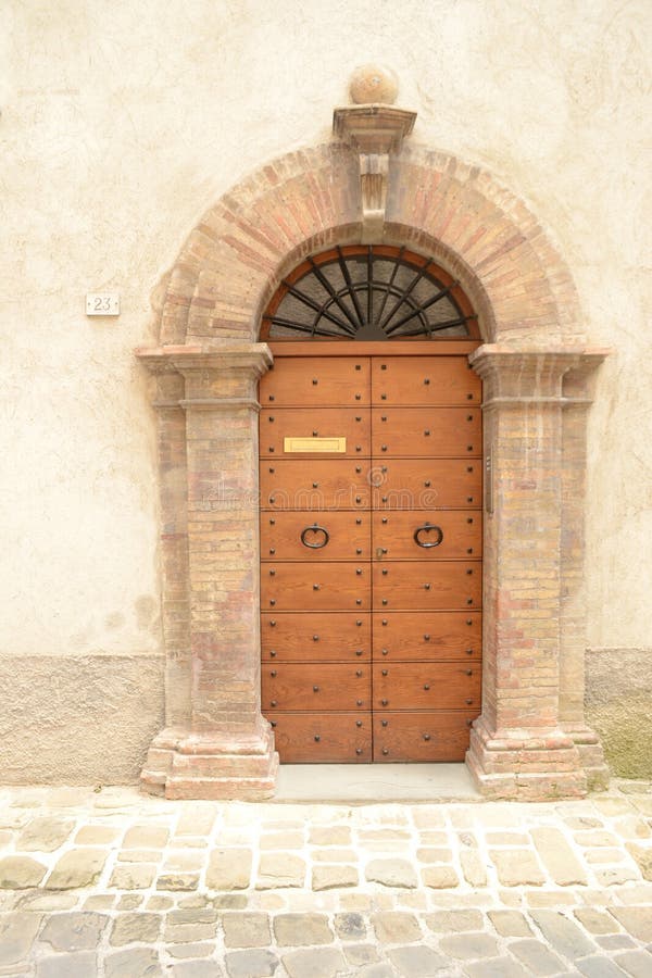 Old italian front door stock photo. Image of southern - 72115978