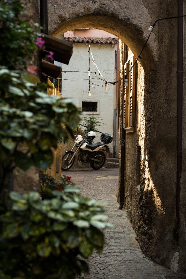 Old italian streets stock image. Image of european, exterior - 81158301