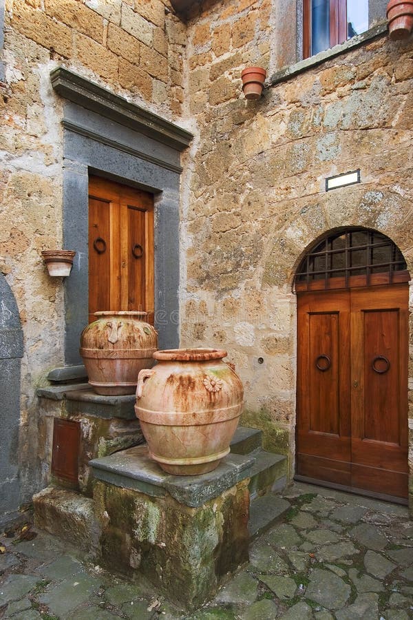 Old italian town corner stock photo. Image of typical - 3475920