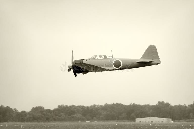Old Japanese fighter stock photo. Image of fighter, vintage - 23251700