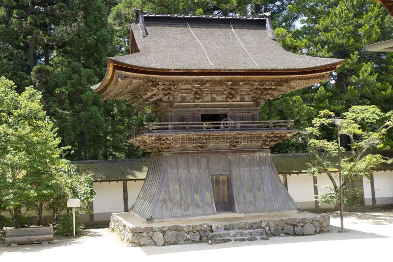 Old Japanese Wooden Guard Tower Stock Image - Image of park, tower ...