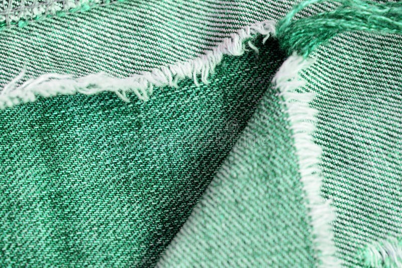 Old Jeans Texture. Green Denim Background Stock Photo - Image of jacket ...