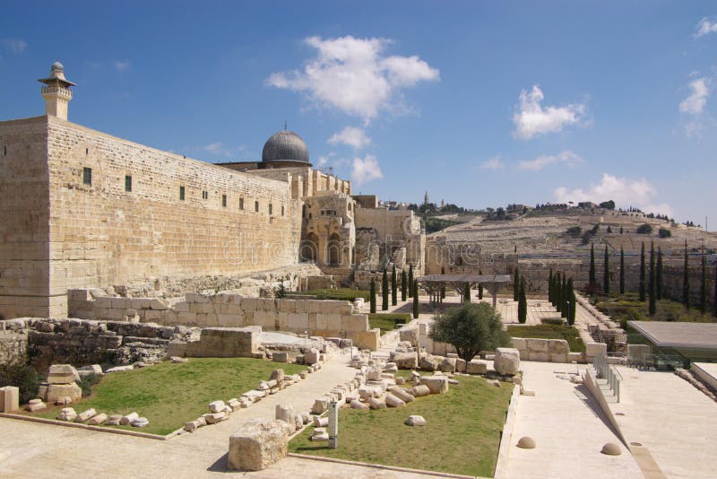 Old Jerusalem stock photo. Image of mosque, jerusalem - 17152886