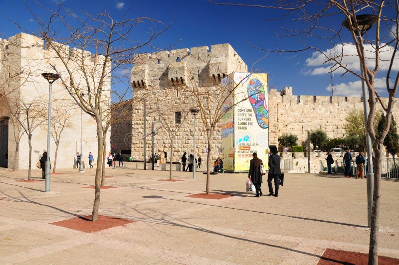 Old Jerusalem. editorial stock image. Image of attractions - 51356519