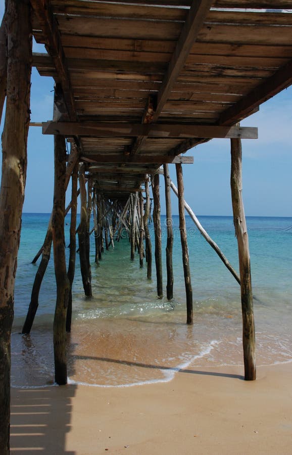Old jetty stock image. Image of langkawi, dramatic, ocean - 15790897