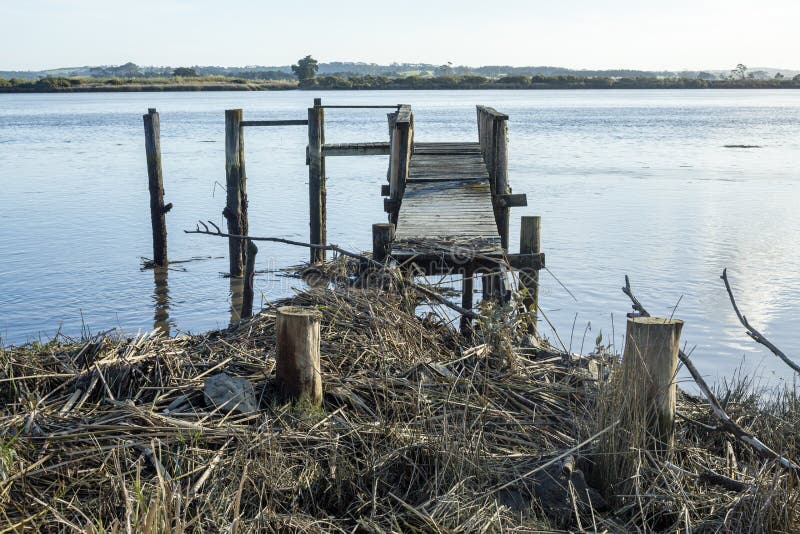 Old Jetty stock image. Image of damaged, repair, river - 41642981