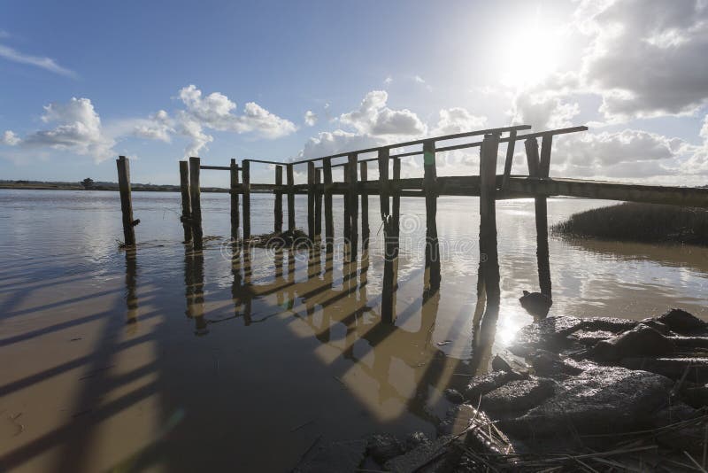 Old Jetty stock image. Image of disrepair, coast, wharf - 41643099